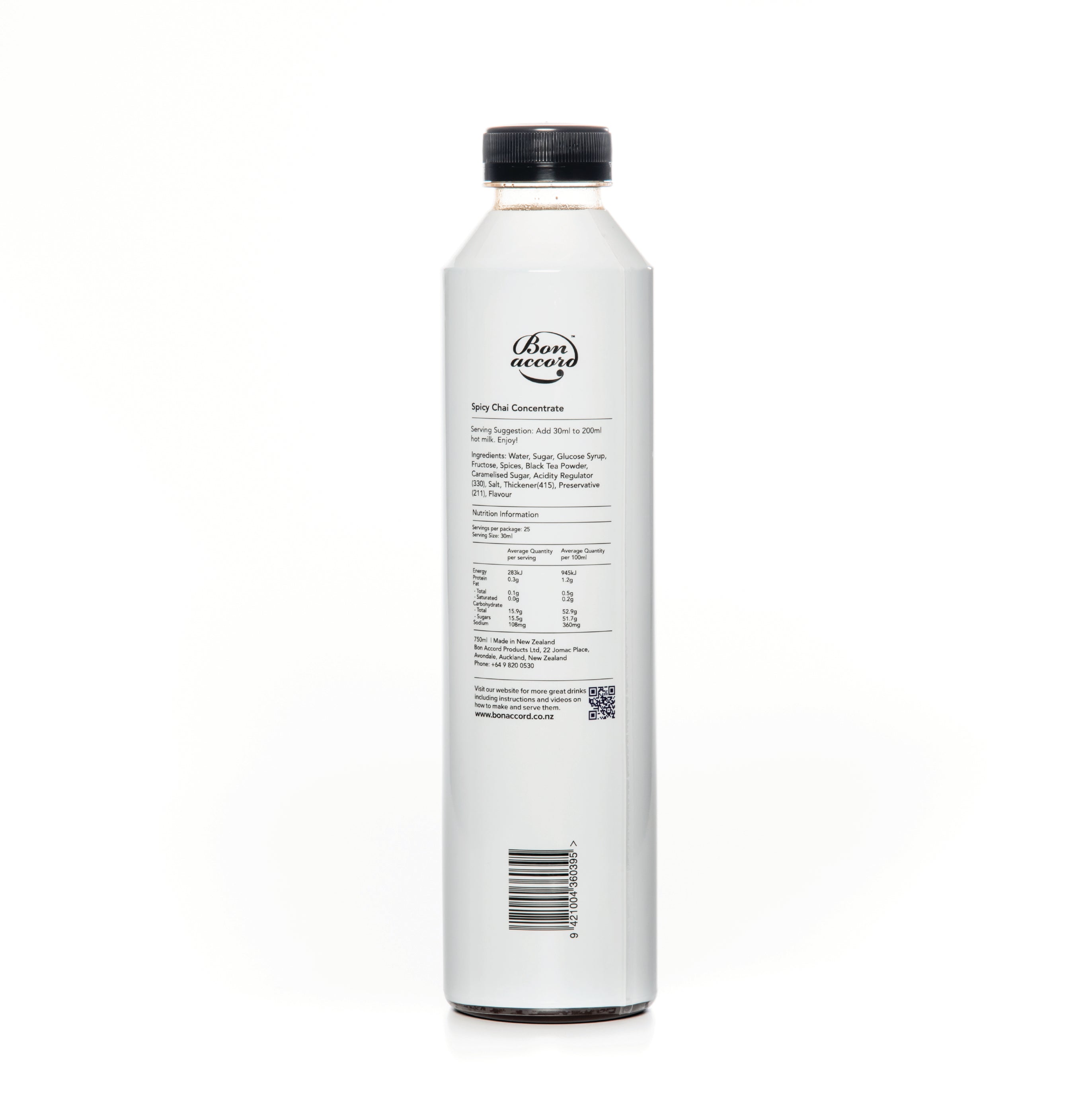 Bon Accord Spicy Chai Concentrate 750ml | Bon Accord